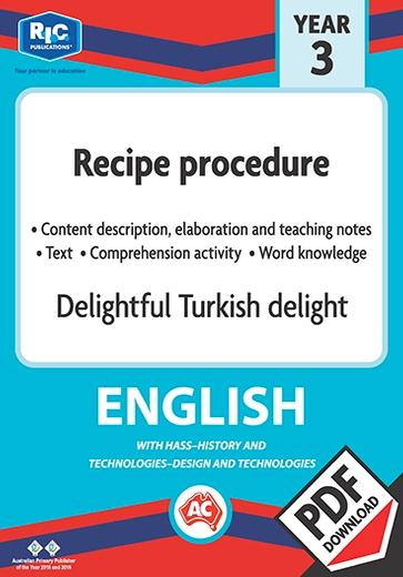 Comprehension text – Delightful Turkish delight – Ages 8-9 ebook
