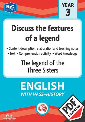 Comprehension text – The legend of the three sisters – Ages 8-9 ebook