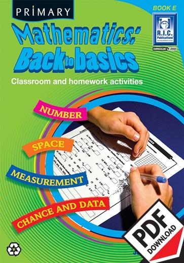 Primary mathematics – Back to basics Book E – Ages 9–10 ebook | Year 5