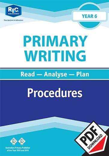 Primary Writing – Procedures – Ages 11-12 ebook | Year 7