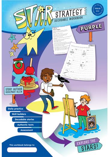 Star strategy decodable workbook (purple) | Decodables | RIC Publications