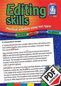 Editing Skills – Practical activities using text types – Ages 11+ ebook