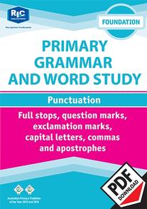 Primary Grammar and Word Study – Punctuation – Ages 5-6 ebook